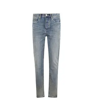 PURPLE BRAND Cracked Bronze Skinny Jeans