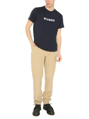 Aspesi Silenzio Logo Print T-shirt