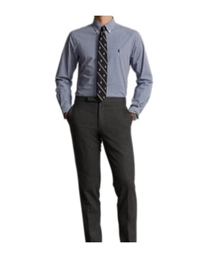 Polo Ralph Lauren Mini Check.pattern Cotton Shirt