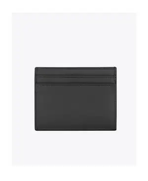 Saint Laurent Saint Lauren Cassandre Logo Plaque Tiny Card Case