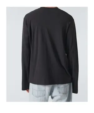 Acne Studios Logo Distressed Jersey T-shirt