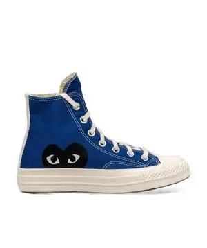 Play Comme Des Garcon X Converse Chuck 70 High-top Sneakers - Blue