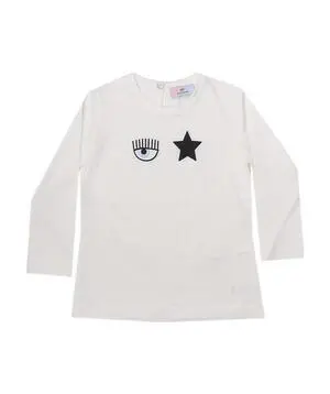 CHIARA FERRAGNI Logo Print Cotton T-shirt