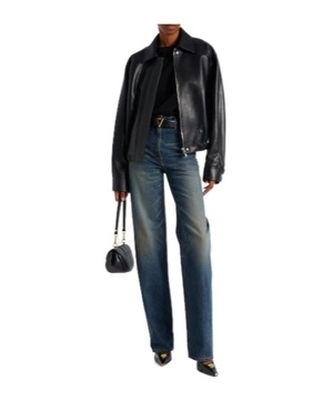 Versace Zip Leather Jacket
