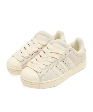 Adidas Originals Superstar St Lace-up Sneakers - Nude