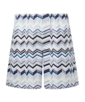 Missoni Zigzag Swim Trunks - White