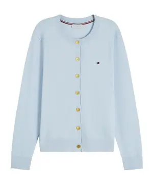 Tommy Hilfiger Logo-embroidered Button-up Cardigan