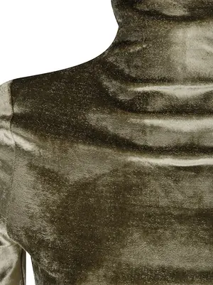 LEMAIRE Fitted High Neck Top - Brass