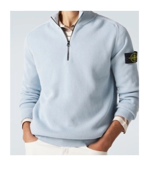 Stone Island Compass Cotton Half-zip Sweater