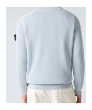 Stone Island Compass Cotton Half-zip Sweater