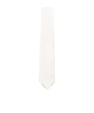 TOM FORD Pointed-tip Tie - White