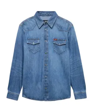 7 For All Mankind Long Sleeve Western Shirt