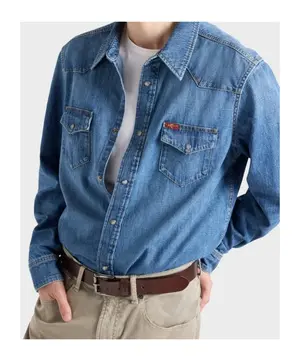7 For All Mankind Long Sleeve Western Shirt