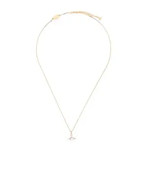 VIVIENNE WESTWOOD Ofelia Crystal-embellished Necklace - Yellow