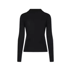 Max Mara Long-sleeve Knitted Polo Shirt - Black