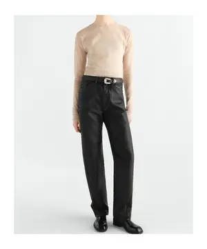LEMAIRE Sheer Long-sleeve Top - Powder