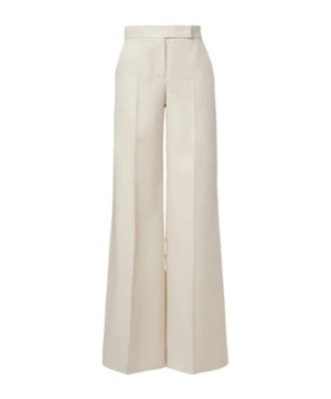 Max Mara Badesse High-rise Linen Wide-leg Pants - Beige