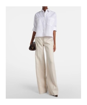 Max Mara Badesse High-rise Linen Wide-leg Pants
