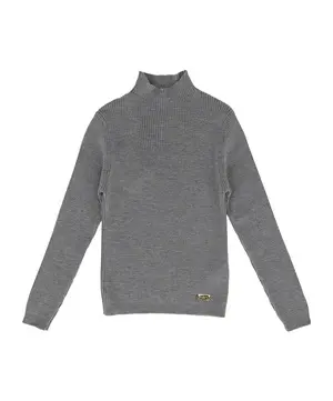 Balmain Long-sleeve Knit Top - Gray