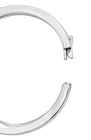 NATIVE GEM Sterling -plated Hipster Belt Bangle Bracelet With Yellow Gold-plated Buckle Detail