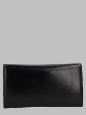 Balmain Leather Shuffle Wallet With Shoulder Strap