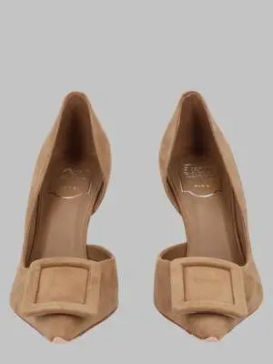ROGER VIVIER Pumps Viv Ville Dorsay - Brown