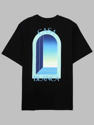 Casablanca T-shirt Con Stampa