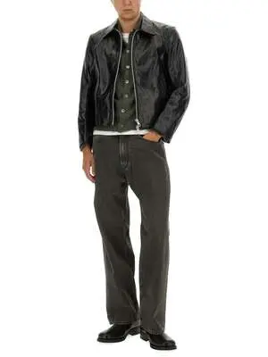 Our Legacy Giacca Mini In Pelle