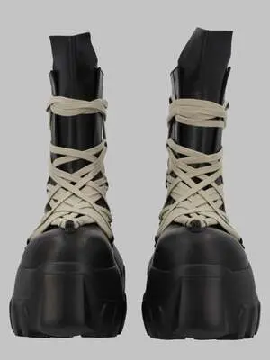 Rick Owens Lace Up Boots - Black