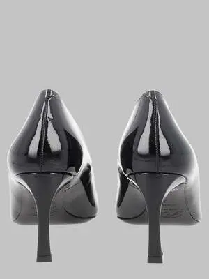 ROGER VIVIER Trompette" Patent Leather Pumps With Buckle Detail - Black