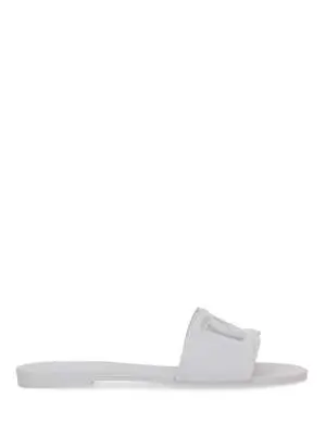 Dolce & Gabbana Sandalo Slide Beachwear - White