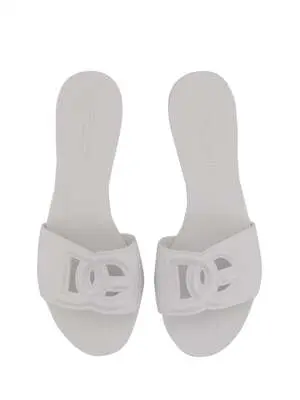 Dolce & Gabbana Slide Sandals - White