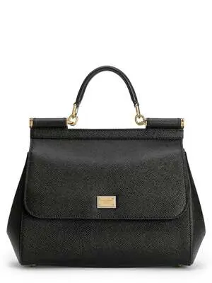 Dolce & Gabbana Sicily Large Top Handle Bag - Black