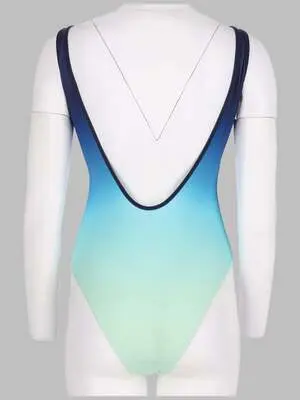 Casablanca One-piece Swimsuit With Gradient Print