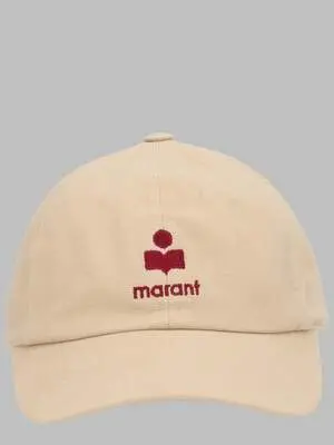 Isabel Marant Étoile Cappello Da Baseball Tomas Con Logo - Cream