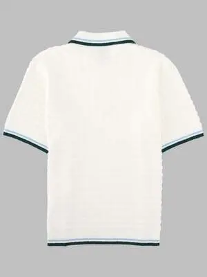 Casablanca Polo Bouclé Con Logo