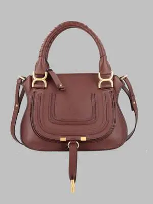 Chloé Marcie Small Satchel Bag - Brown