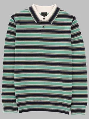 Paul Smith Maglia Polo In Lana Merino