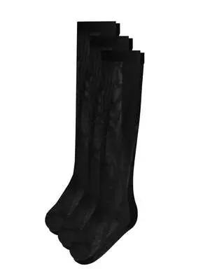 Dolce & Gabbana Tripack Socks With Dg Logo