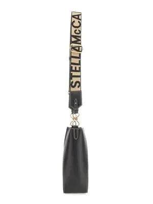 Stella McCartney Logo Shoulder Bag - Black