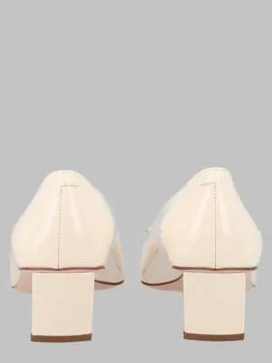 ROGER VIVIER Décolleté Belle Vivier In Vernice - Cream