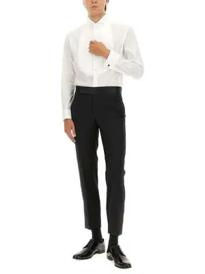 Giorgio Armani Camicia Smoking In Cotone