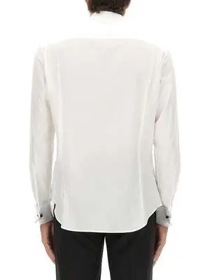 Giorgio Armani Camicia Smoking In Cotone