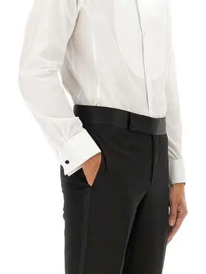 Giorgio Armani Camicia Smoking In Cotone