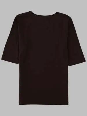 ROTATE BY BIRGER CHRISTENSEN Slim Fit T-shirt - Brown