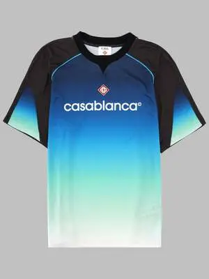 Casablanca T-shirt Football Con Logo - Multicolor