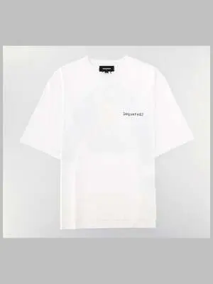 Dsquared2 T-shirt Con Stampa - White