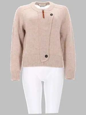 Isabel Marant Étoile Cardigan In Lana E Cashmere - Cream