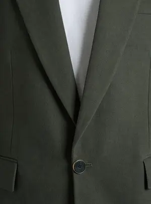 Balmain Cotton Twill 1-button Jacket
