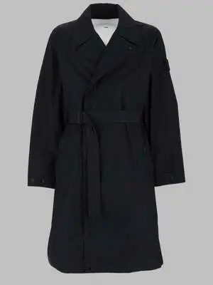 Stone Island Trench Coat - Black